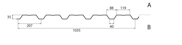 SAB 35R/1035 - SAB-profiel