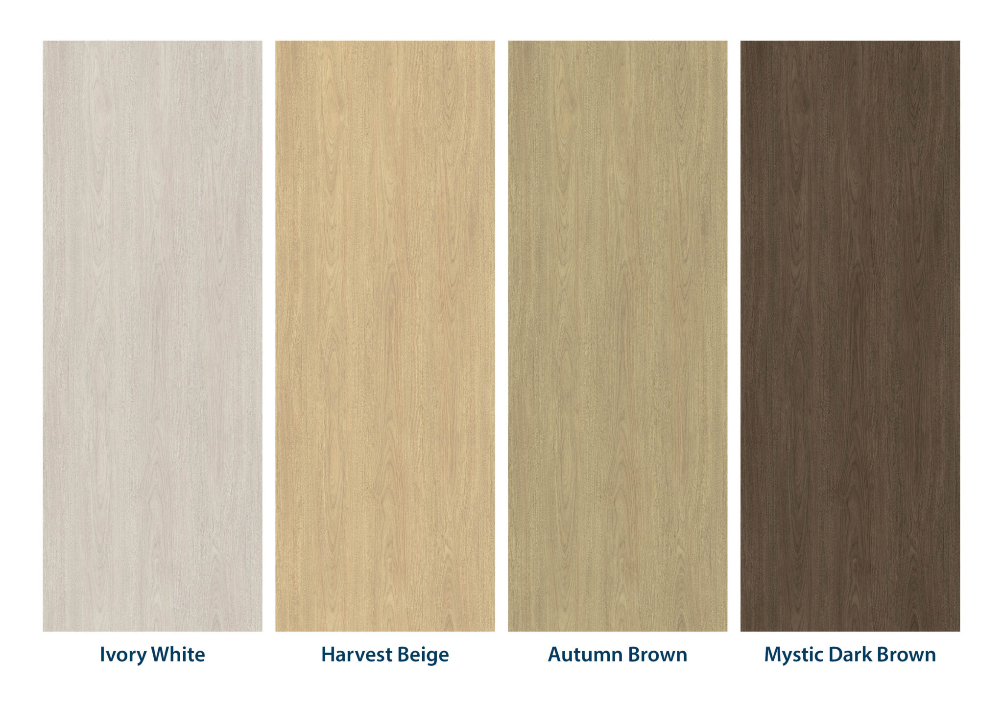 New colours: 4 wood-look shades and a corten-look!